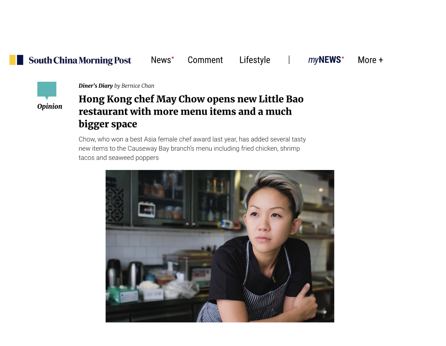 Little Bao Central Hong Kong | May Chow | Best Asia Female Chef